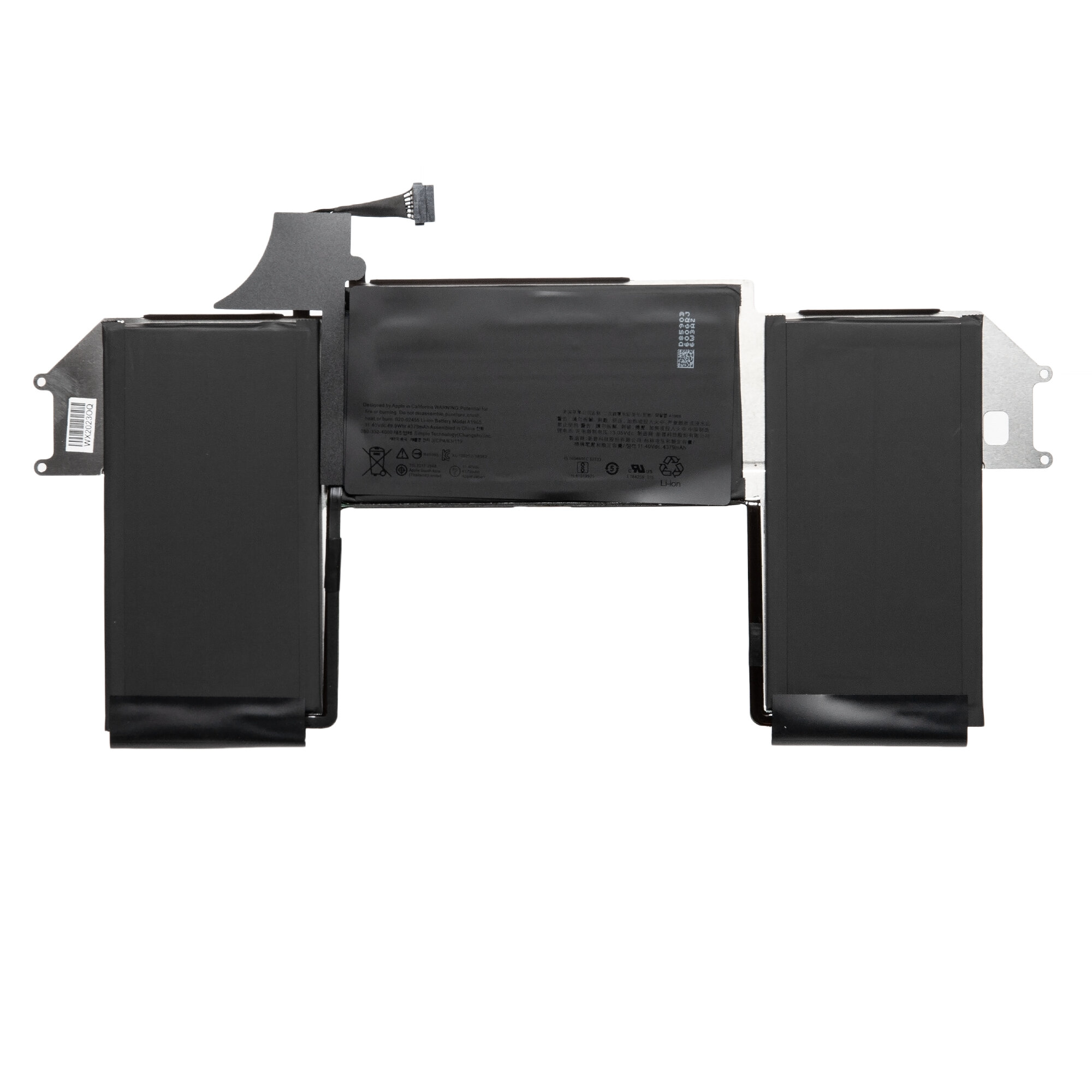 Аккумулятор A1965 для ноутбука Apple MacBook Air Retina 13 A1932 Late 2018 / MacBook Air Retina 13 A1932 Mid 2019 / MacBook Air Retina 13 A2179 Early 2020 / MacBook Air Retina 13 A2179 Mid 2020 - батарея 49.9Wh