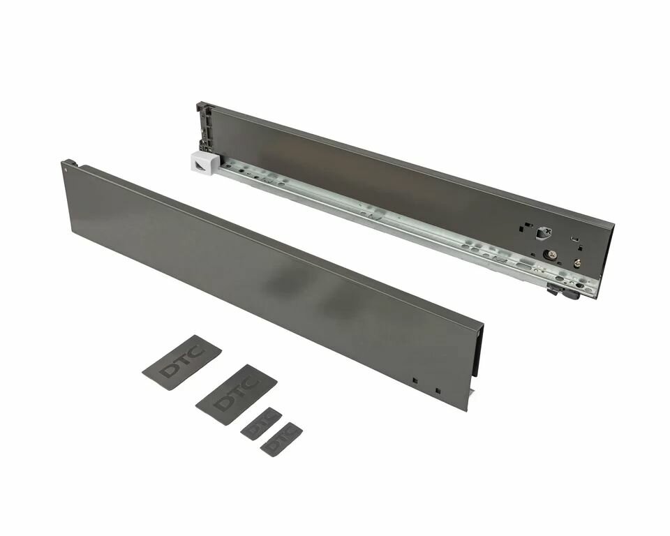 Комплект боковин ящика DTC Magic Pro, длина 500 мм, высота 88 мм, Антрацит, 5 шт