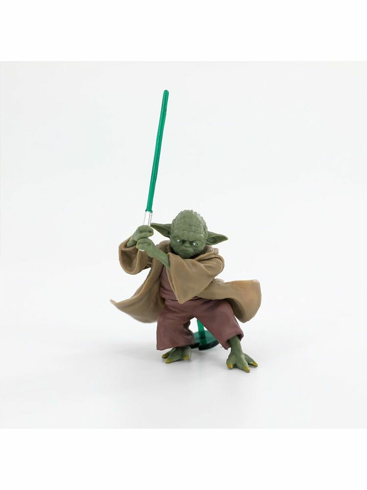 Star Wars Мастер Звездных войн Йода с украшением мечом -игрушечная модель ручной работы
