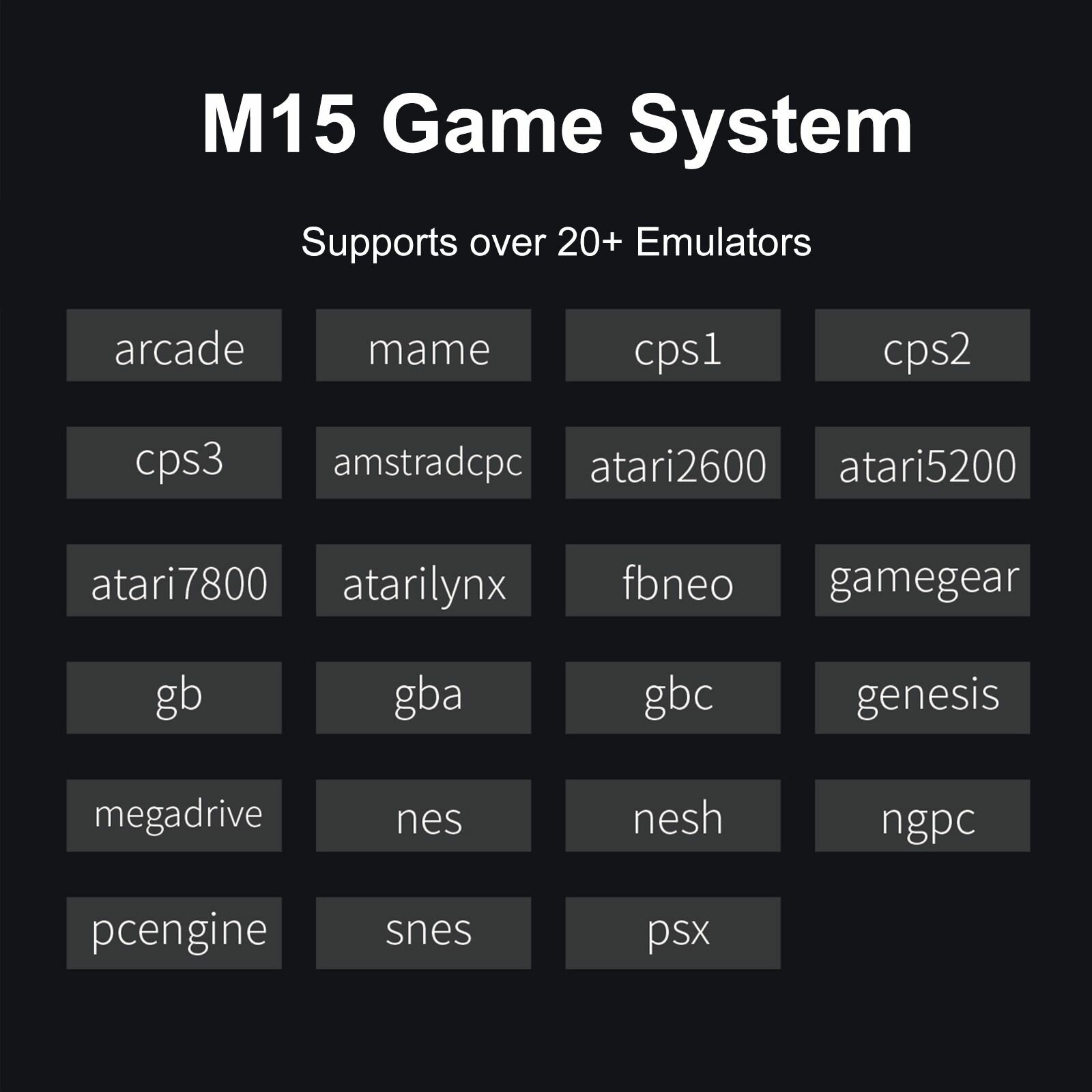 M15 Game Stick Mini TV Портативная консоль Беспроводной контроллер для видеоигр 64G/128G 20000+ Ретро-консоль