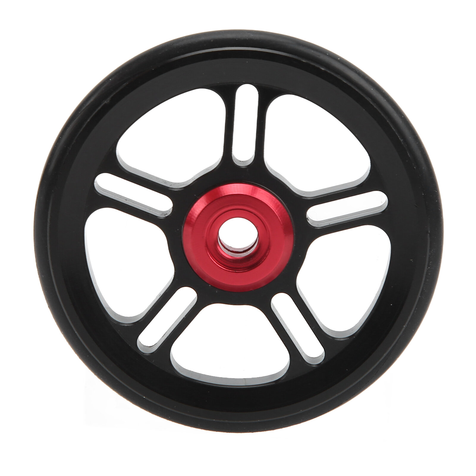 Folding Bicycle Easywheel Aluminium Alloy Auxiliary Wheel CNC Cutting for Brompton 6cm