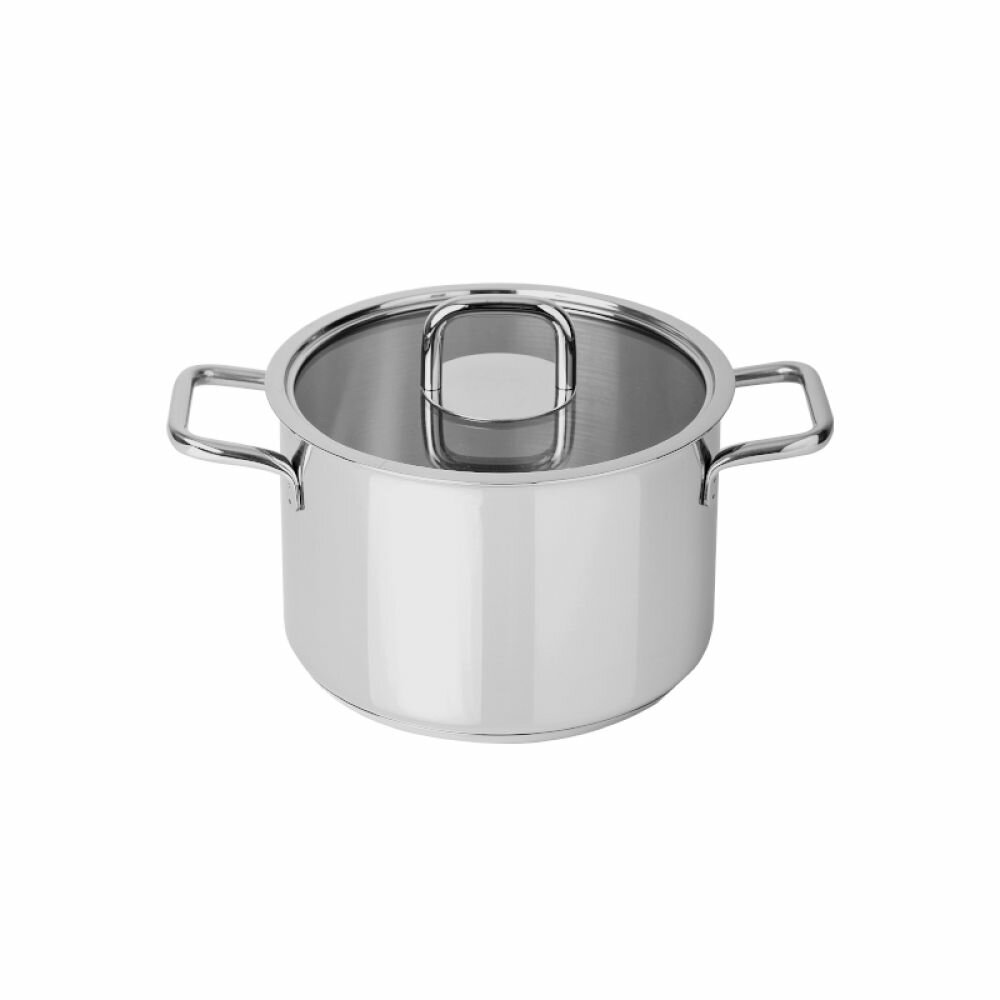 Кастрюля глубокая Silampos "Comfort Glass" 6,7л (24см) 632122WR6624100