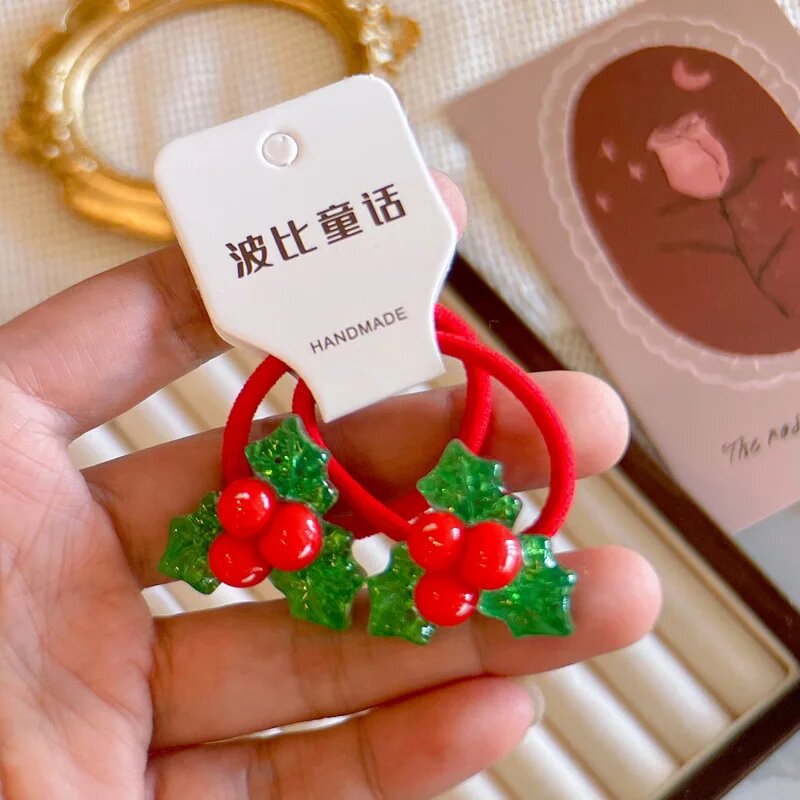 Заколка для волос с рождественским мотивом, Hair band fruit