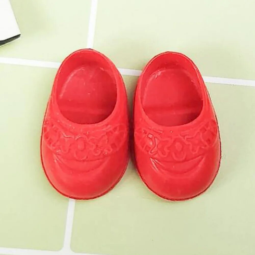 Кукольные сандалии красные, 17 см, Color: 2