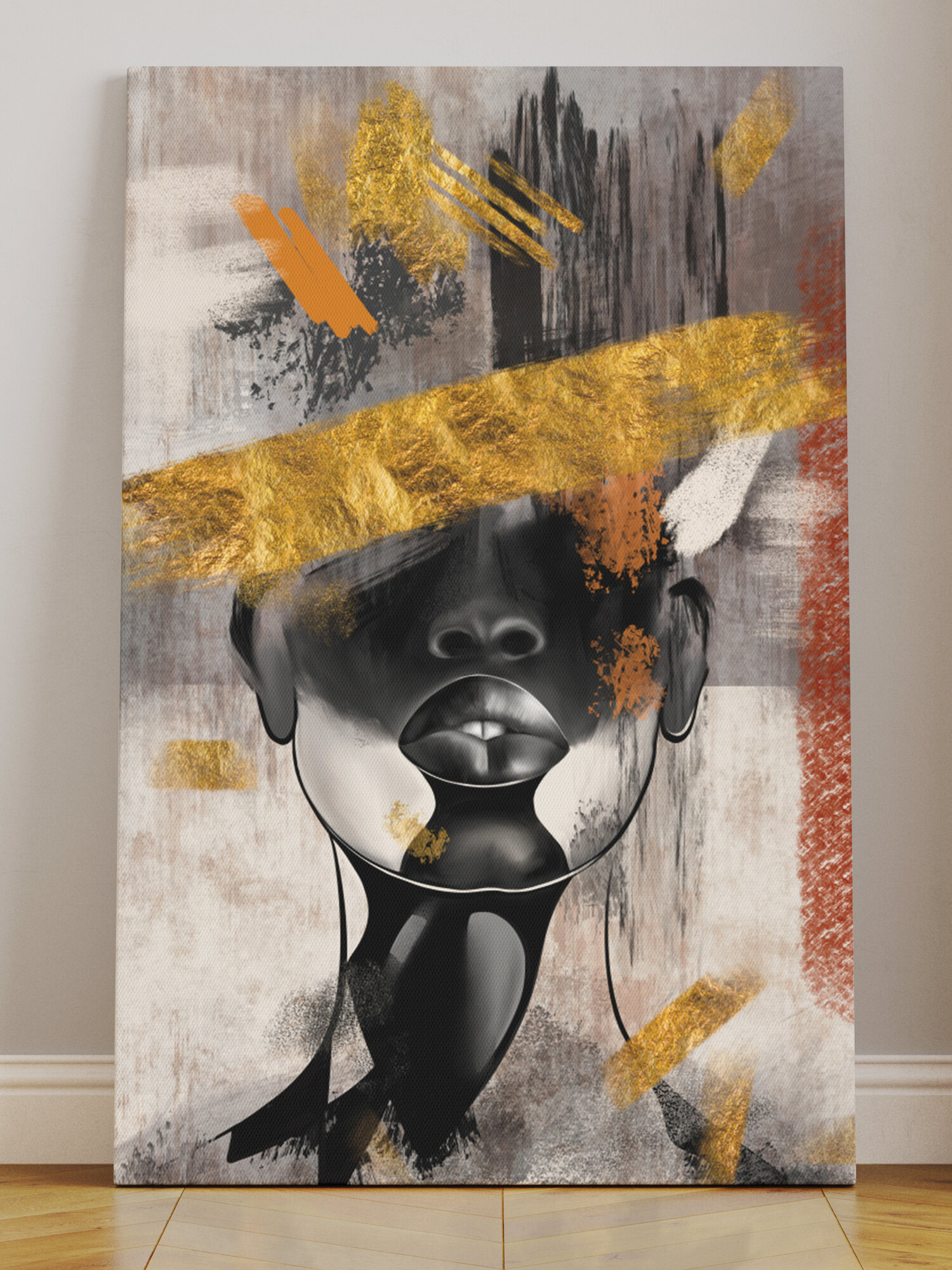 Картина на холсте Postermarket "Африканка, Абстракция" 70 х 105 см