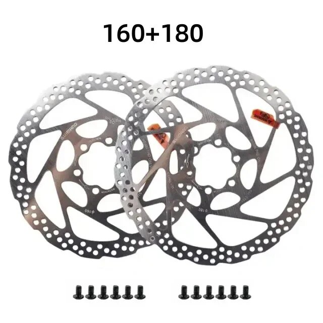 Тормозной ротор Shimano DEORE SM-RT56 160+180 мм, 2шт