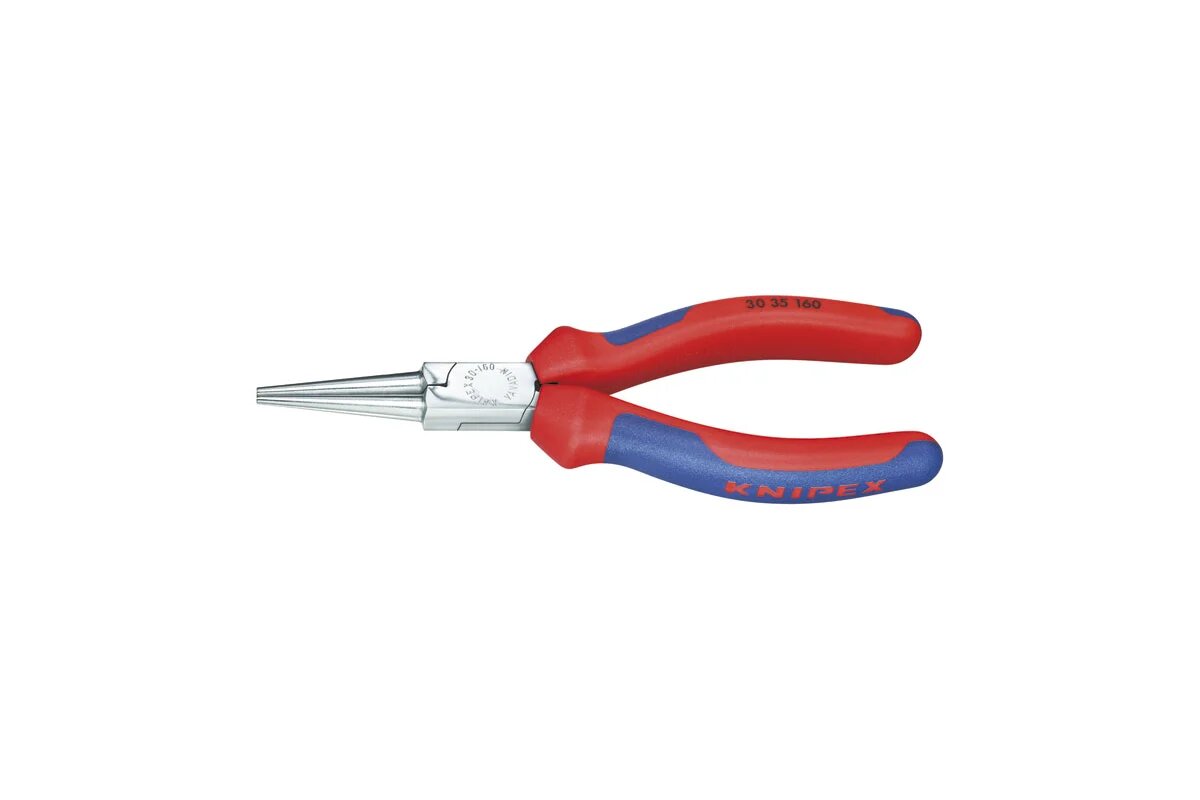 Круглогубцы KNIPEX, губки без насечек 37.5 мм, длина 140 мм, хром, 2-комп ручки