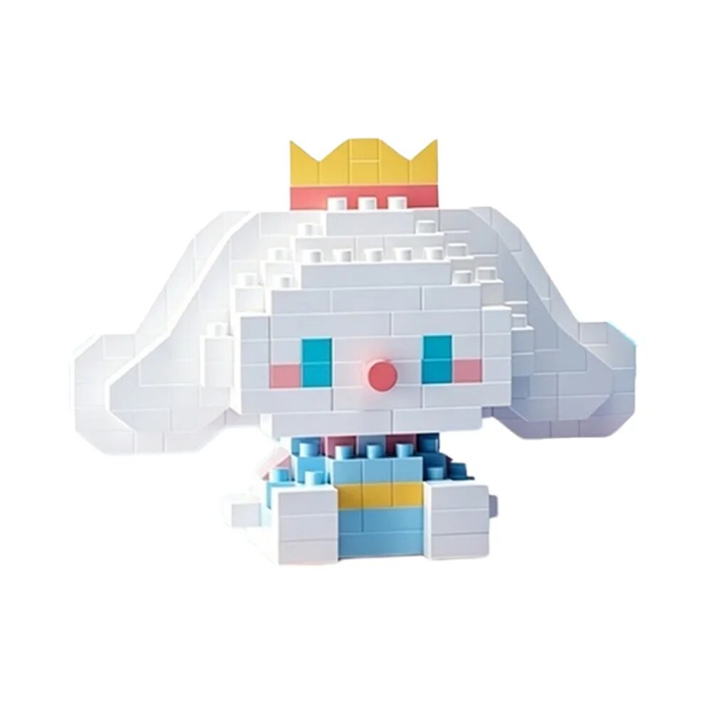 Конструктор Sanrio: Куроми, Микро Hello Kitty, Синаморолл Белый, No Box, M54