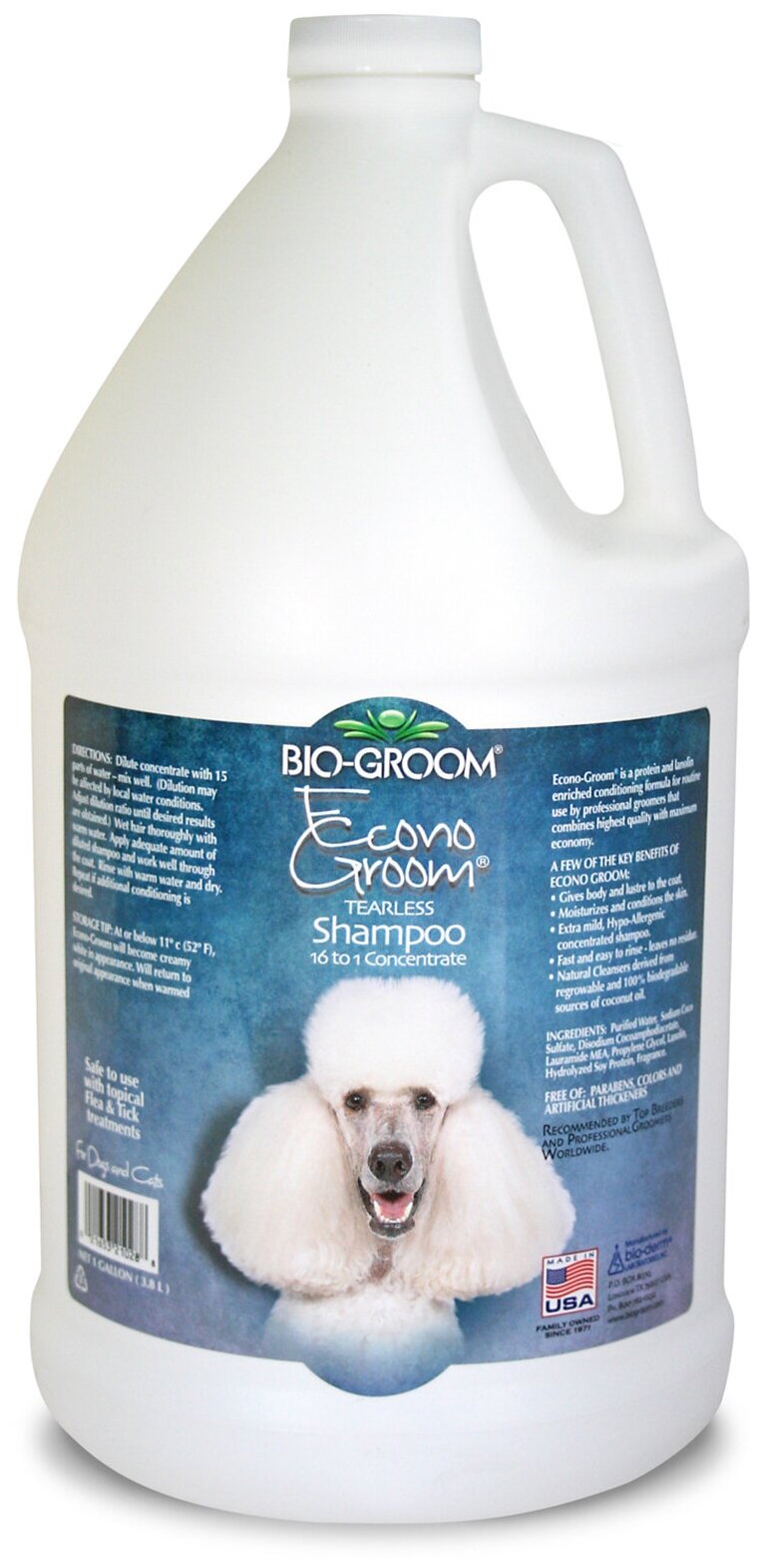 Шампунь Bio-Groom "Econogroom", для собак и кошек, суперконцентрат, 3,8л