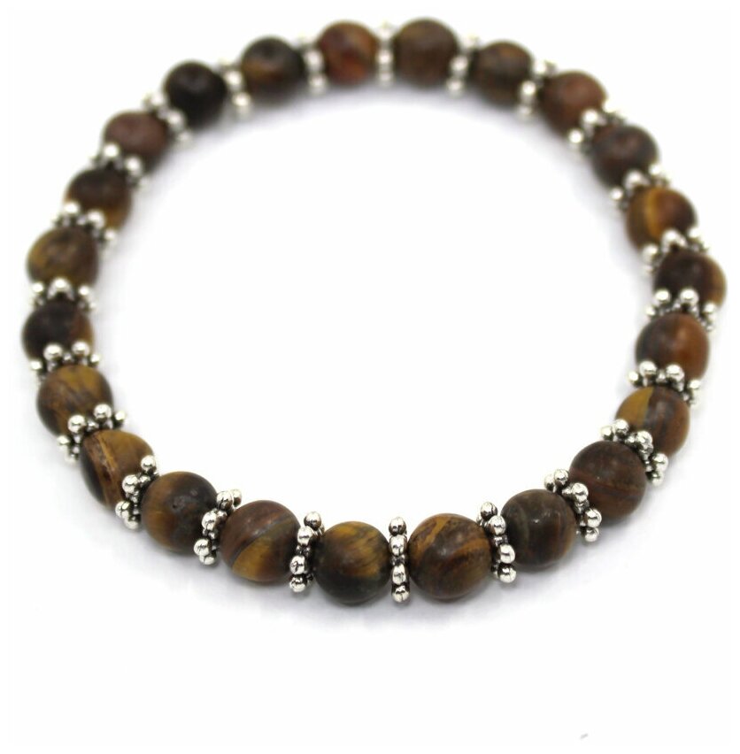 Браслет-нить, тигровый глаз