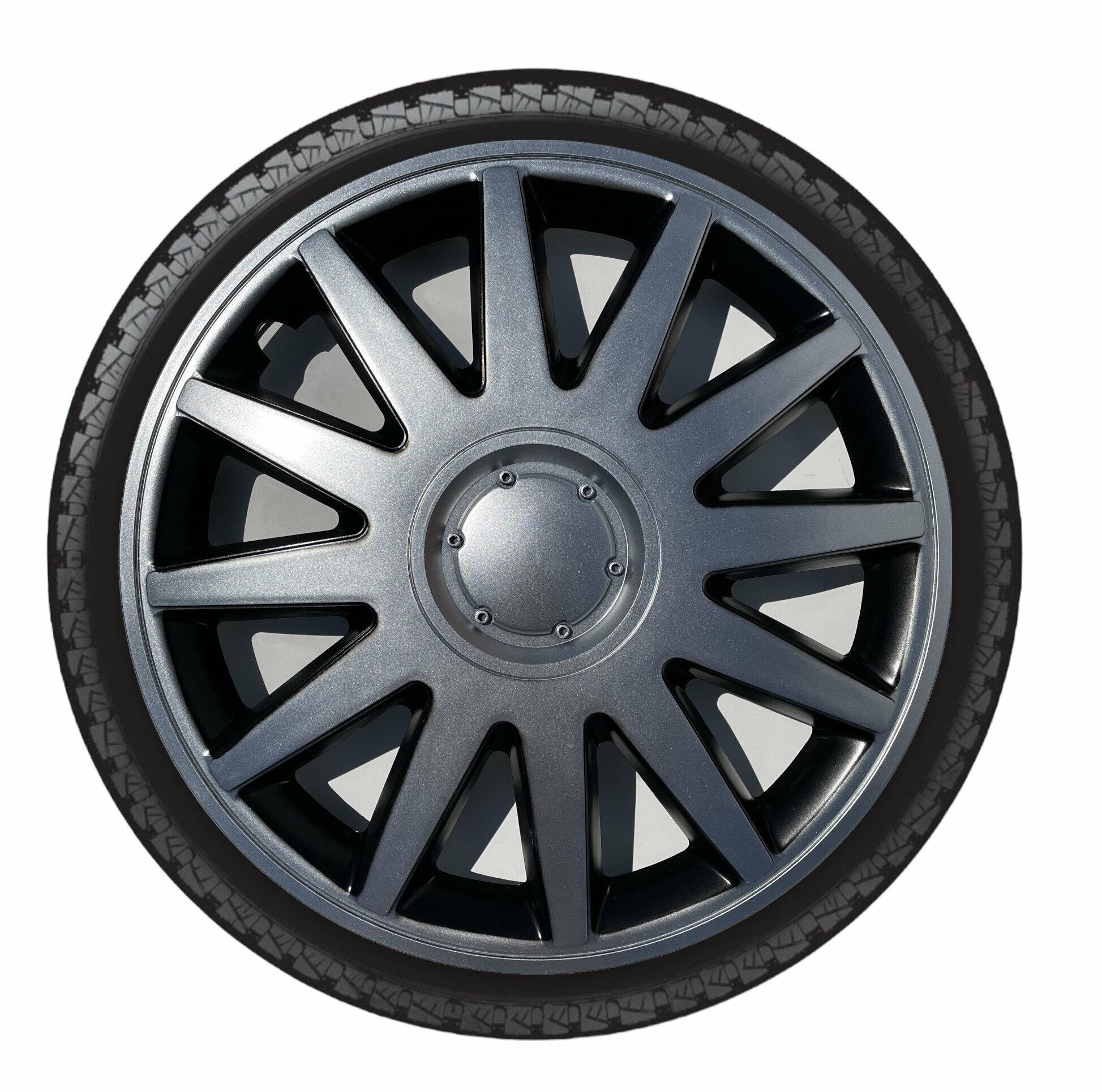 Автомобильные колпаки на диски элегант С/С R16", в комплекте 4 колпака