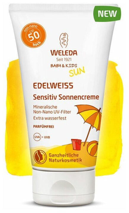 Weleda Солнцезащитный крем для младенцев и детей SPF 50 — купить в ...