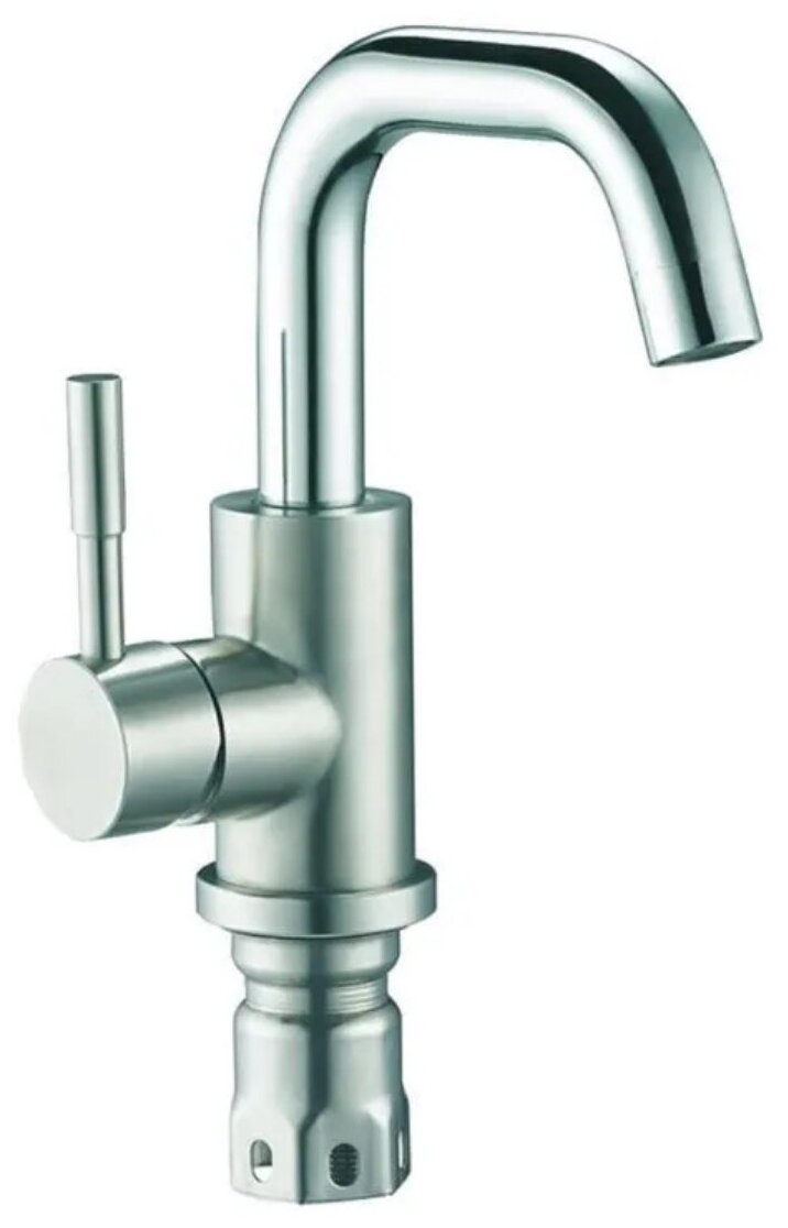 Заказ Смеситель д/раковины, 1-ручковый, к35, с поворотным изливом, гайка, G-Lauf (Китай), арт ZAP1-A090