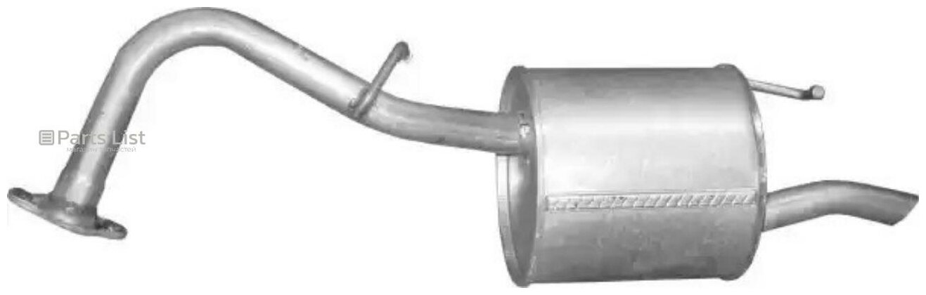 Глушитель задняя часть Polmostrow арт. 26177