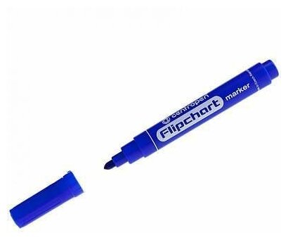 Centropen Маркер для флипчартов Centropen "8550" синий, пулевидный, 2,5мм