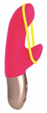 14153 Fun Factory Amorino, розовый. Компактный перезаряжаемый вибратор для стимуляции клитора и точки G, с силиконовой лентой