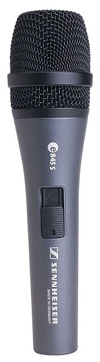 Динамический микрофон Sennheiser E 845-S, диаграмма направленности - суперкардиоида