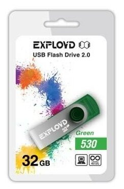 EXPLOYD 32GB 530 зеленый [EX032GB530-G]