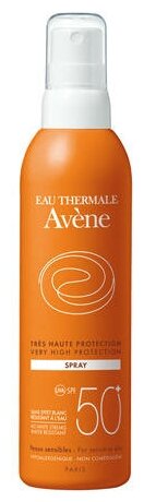 Авен солнцезащ Спрей СЗ Ф50+ 200мл