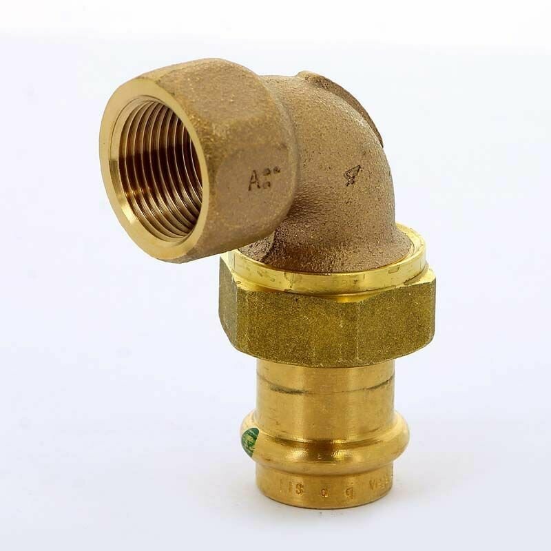 Угловая американка Viega Sanpress ф35-1"1/4вн,132729