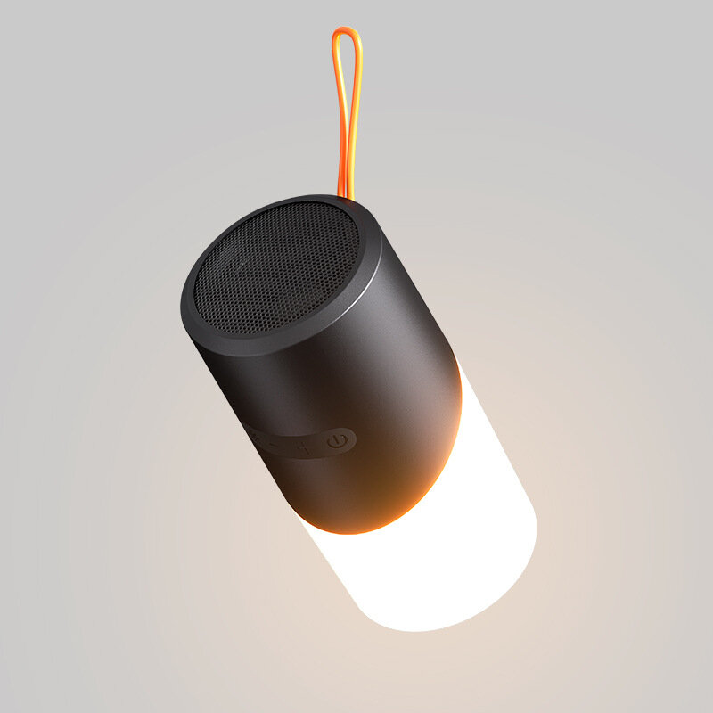 Беспроводной Bluetooth-динамик с RGB-подсветкой, портативный небольшой звуковой фонарь для улицы, соединение TWS, сменная карта