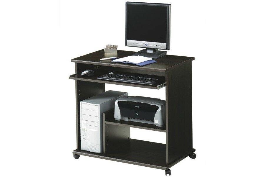 Компьютерный стол 34 Венге Цаво 3354 80x48x77 см, коричневый Дом мебели для вас