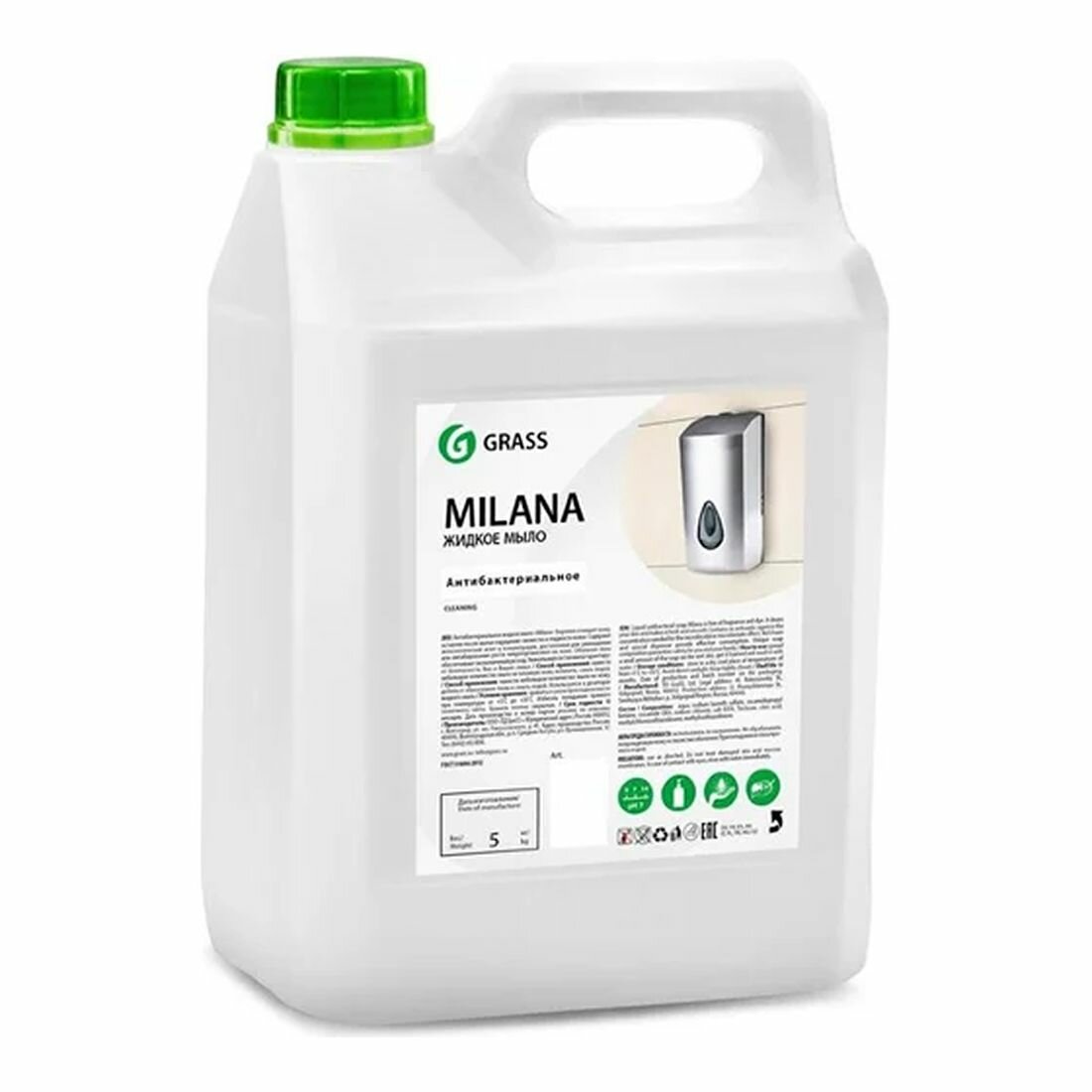 Жидкое мыло 'milana антибактериальное' 5кг