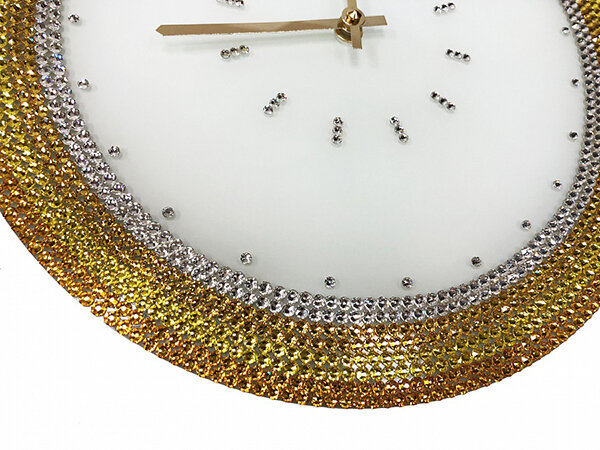 Часы «Ожерелье» с кристаллами Swarovski, диаметр 30 — фото 1