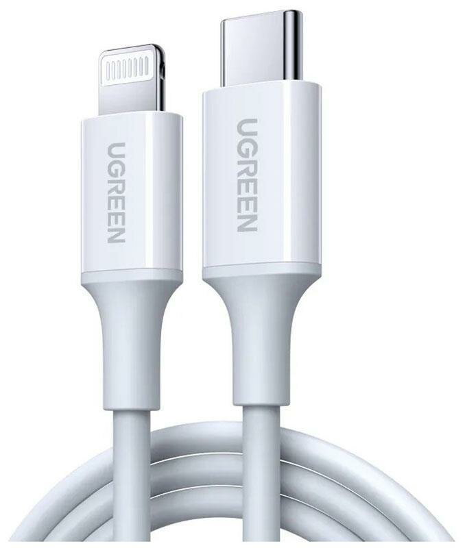Кабель UGREEN US171 (60748) USB-C to Lightning Cable M/M Белый