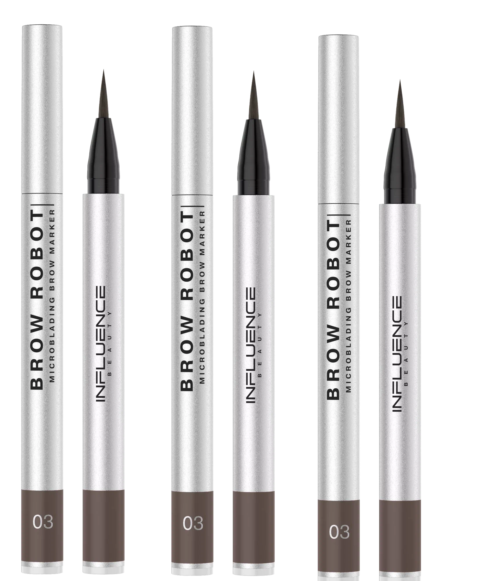 Influence Beauty Маркер для бровей Brow robot/Brow marker тон/shade 03 3 шт