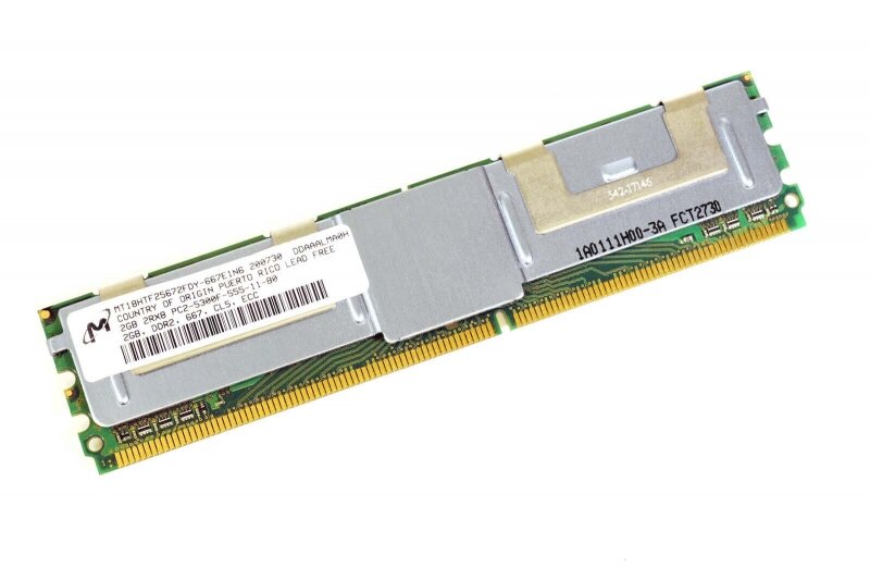 Оперативная память Micron MT18HTF25672FDY-667E1N6 DDRII 2GB
