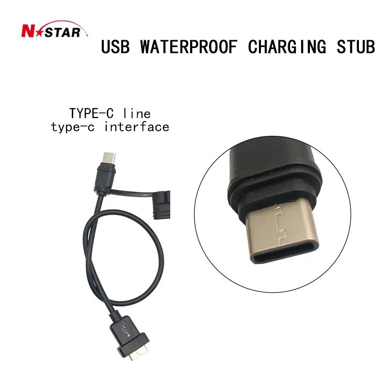 Кабель N-Star USBA-USBC. 30 см, водонепроницаемый (NS-TCC)