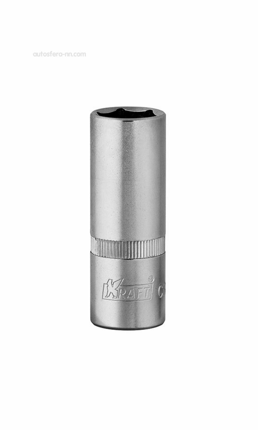 KRAFT KT700622 Головка свечная 1/2" 16 мм 6 гранная KRAFT
