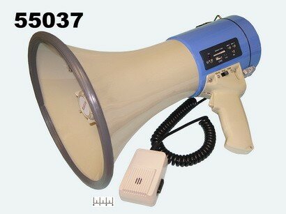Мегафон ручной MG-66USB с сиреной + MP3 плеер (8*С)