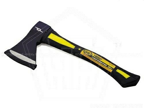Топор 0,8кг с фиберглассовой рукояткой бм