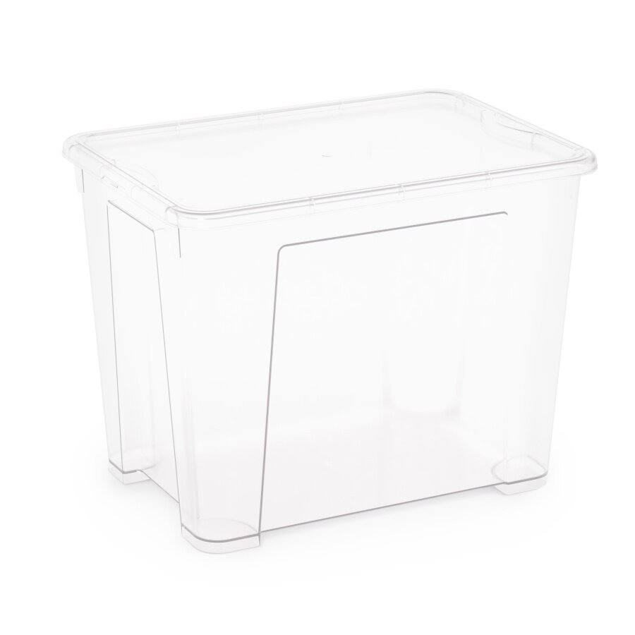 Контейнер универсальный пластиковый 22 л, с крышкой - для хранения игрушек, постельного белья, сезонных вещей, одежды и обуви, предметов творчества, повседневных мелочей.