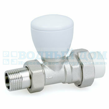 PPR-C Вентиль для радиатора верхний (прямой) 20х1/2"