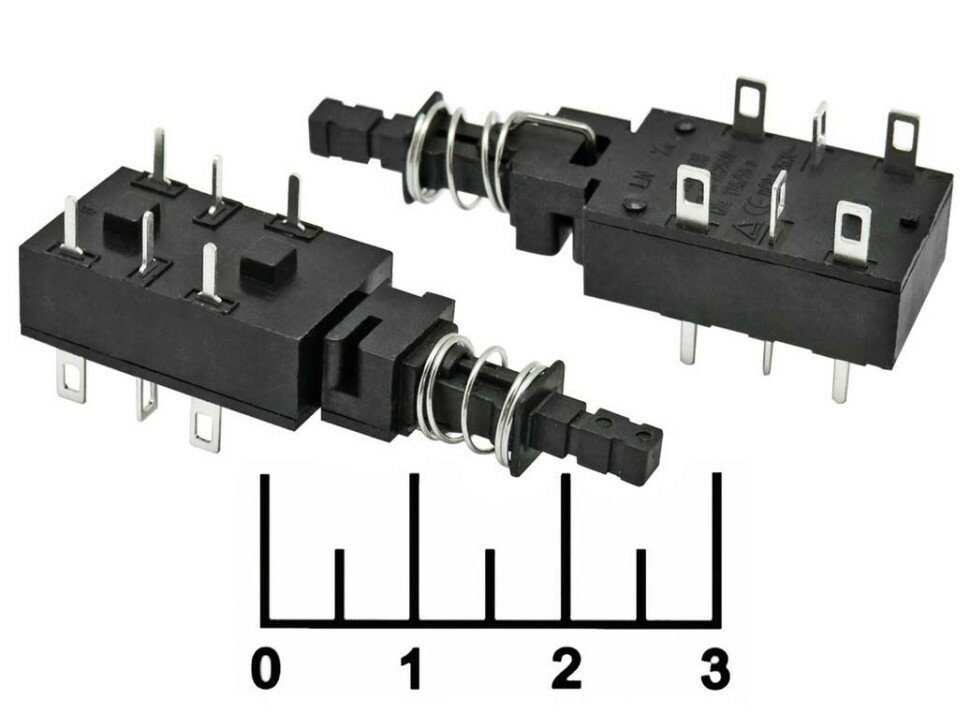 Кнопка с фиксацией ПКН KDC-A08 (S2359)