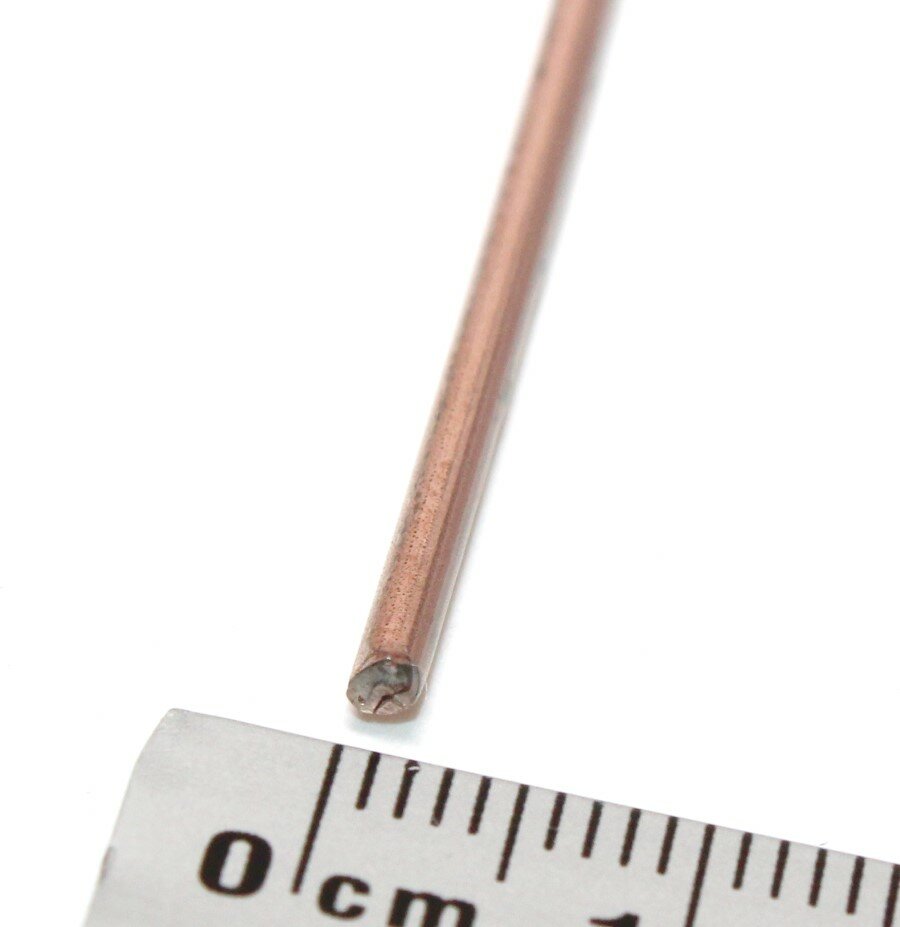 Припой Castolin RB 5280 NS (Cu91.7P6.3Ag2) (1 пруток), для пайки меди D- 2мм, L-500мм, 12,3±0,5гр