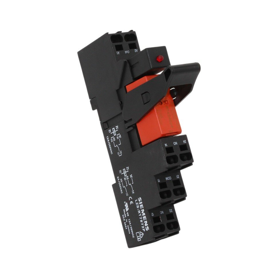 Siemens LZS: RT4D4L24 Комплектное реле 2CO 24V DC