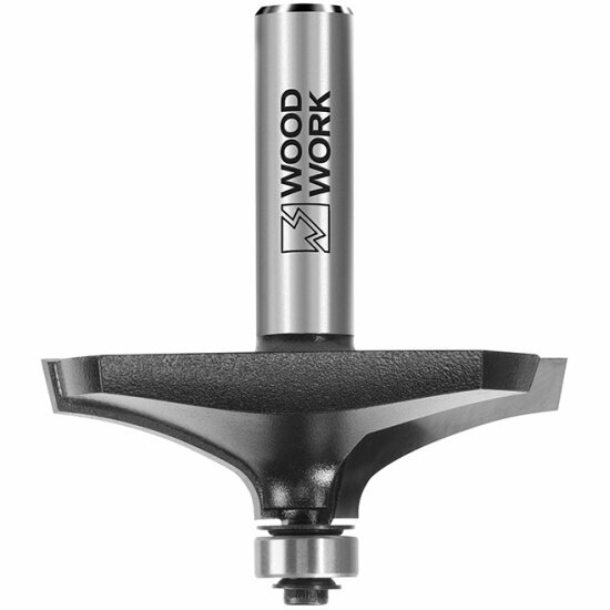Woodwork Фреза для края столешниц 941.1144.12, D=44,5 I=6,35-11,1 L=60 S=12мм Z=2