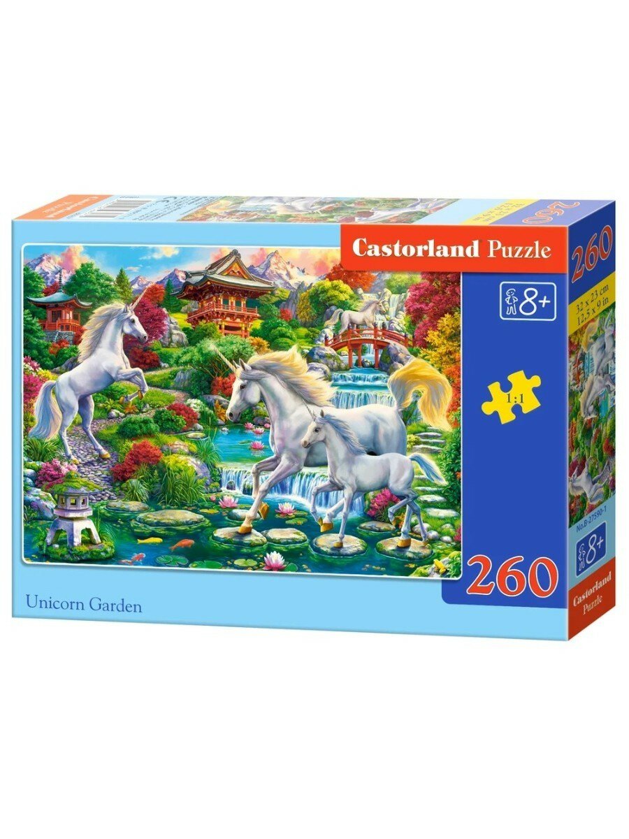 Castorland Пазл MIDI 260 деталей Сад единорогов B-27590