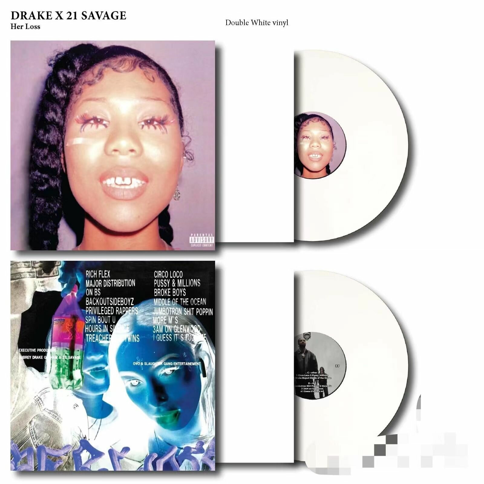 Виниловая пластинка Drake & 21 Savage - Her Loss