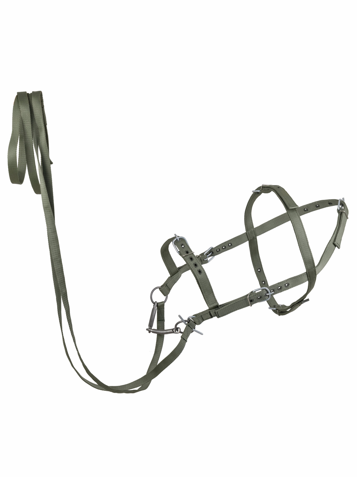 Узда капроновая двойная REITER регулируемая разборная 25 мм