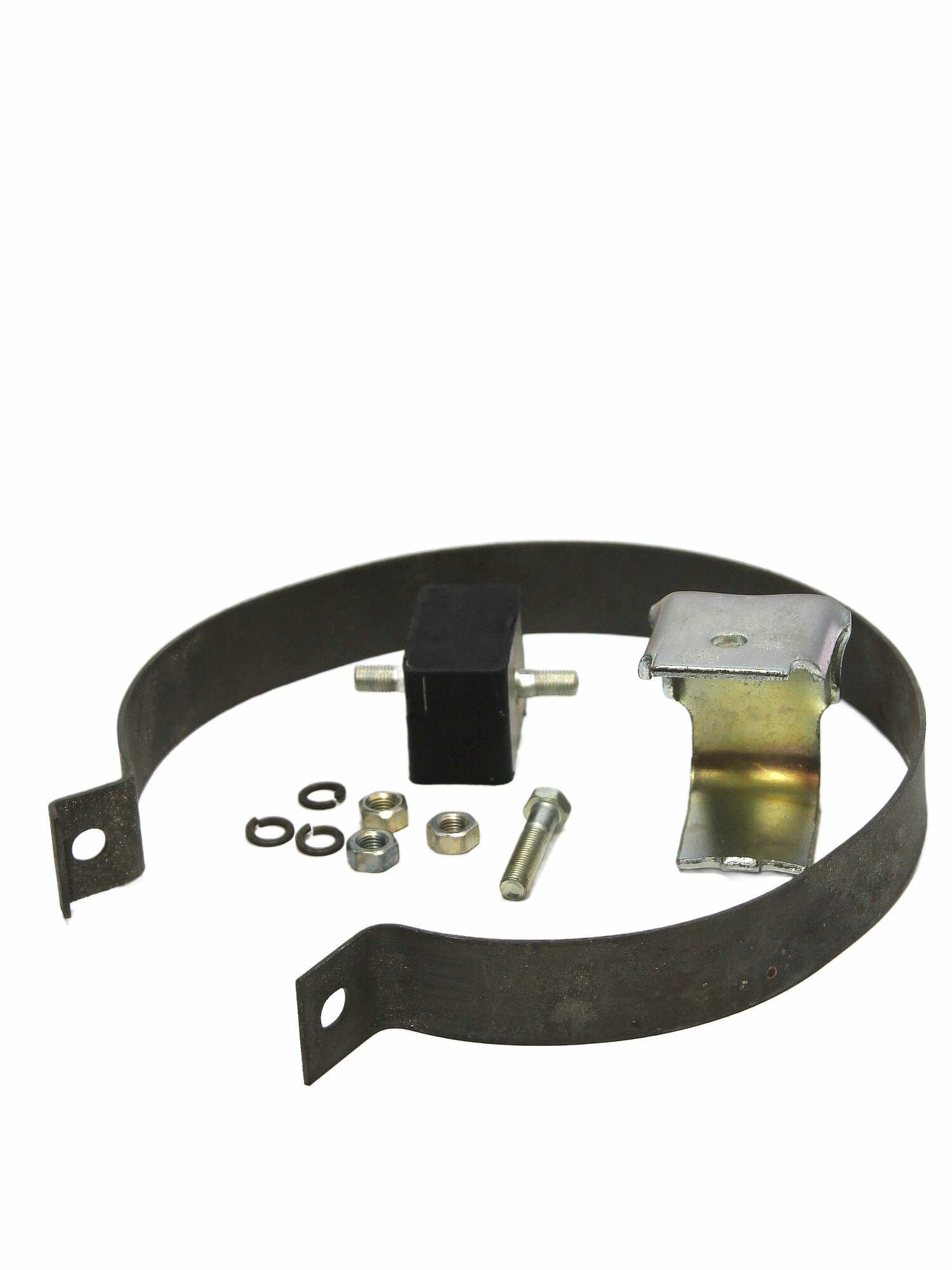 Комплект установочный глушителя для а/м УАЗ 3151, 469 люкс, "бочка", карбюратор, с 2000 года выпуска