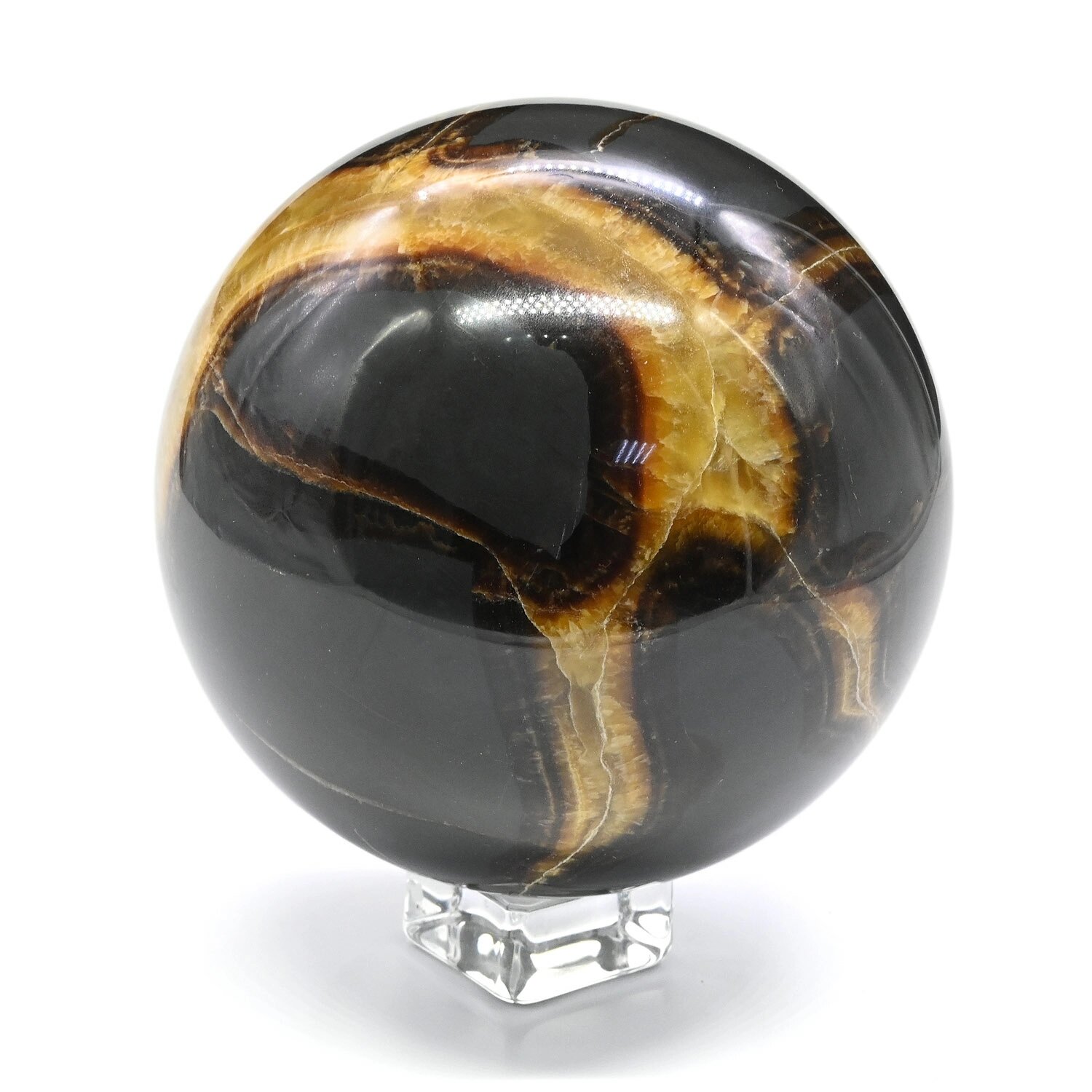 Шар из аммонита, диаметр 126мм, 2807г. .