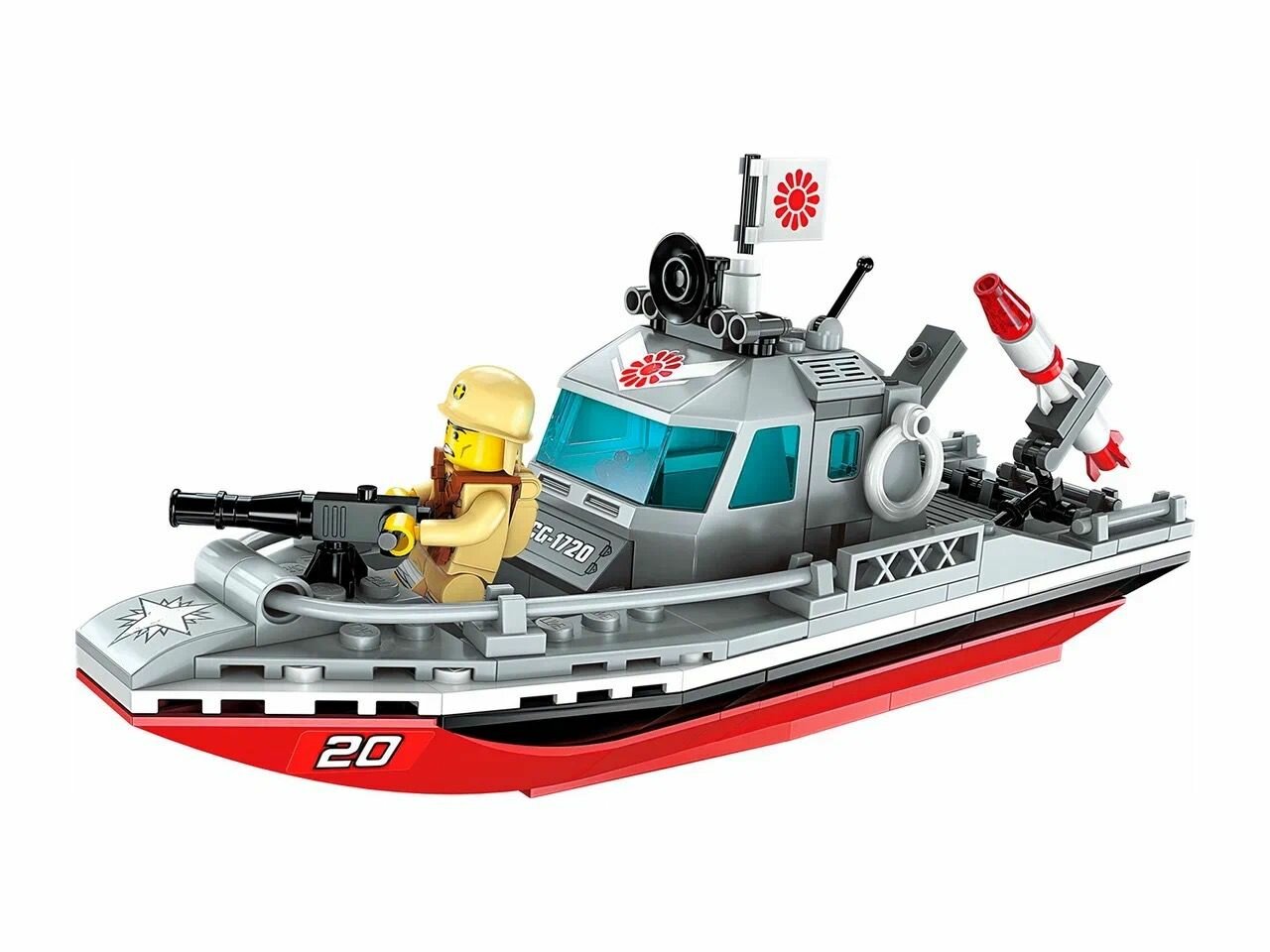 Конструктор Qman Конфликт на Побережье 1720 8+