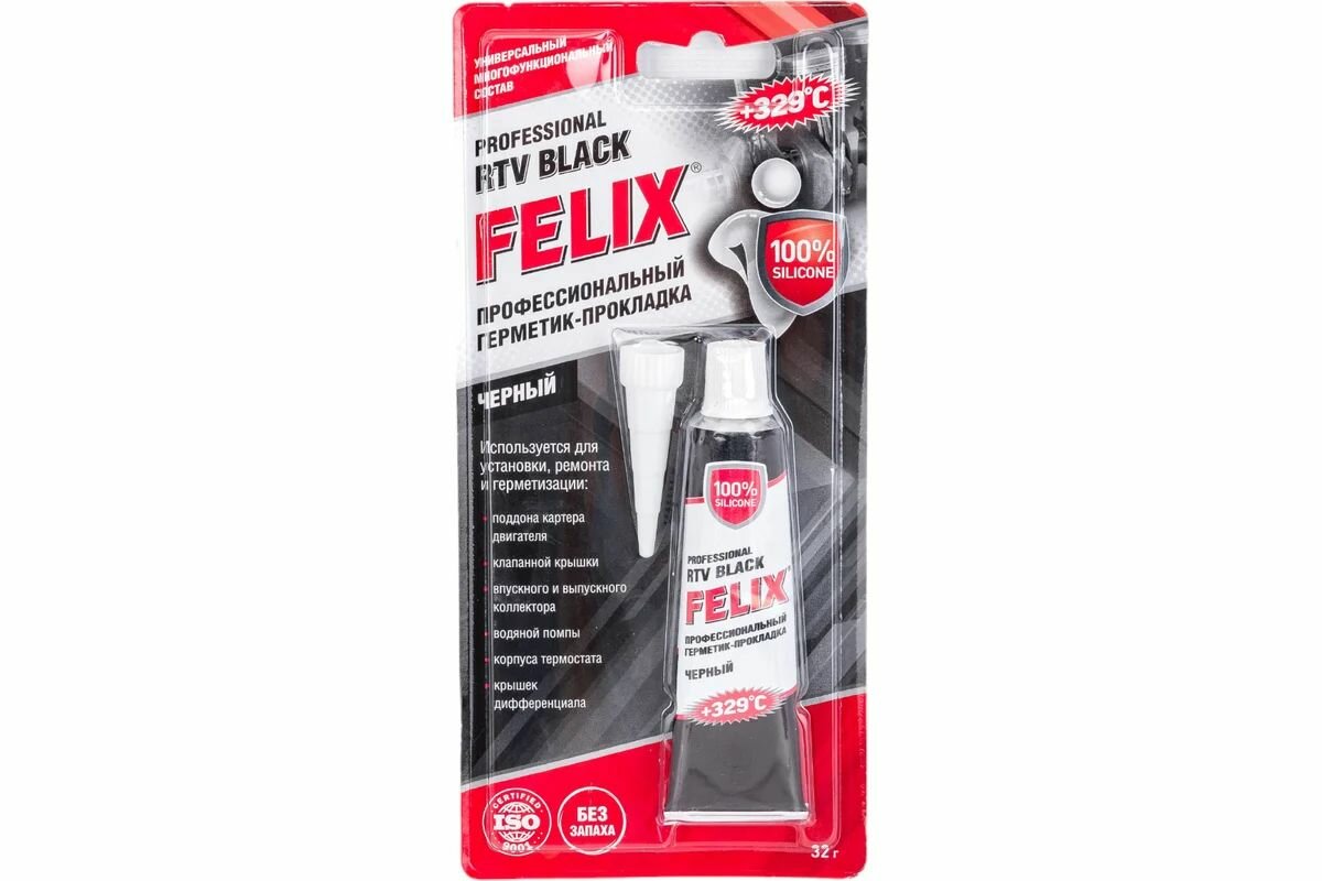 Герметик-прокладка Felix профессиональный (черный) 32 гр