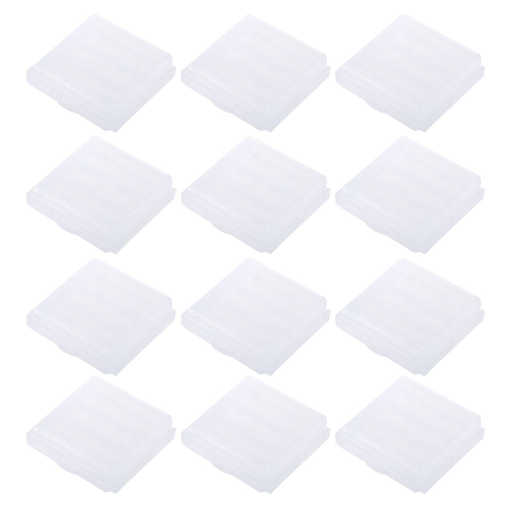 10x Чехлы Для хранения Батареек 4X Держатель Батарейки типа АА ААА Коробка Для Хранения Чехла с 4 Слотами