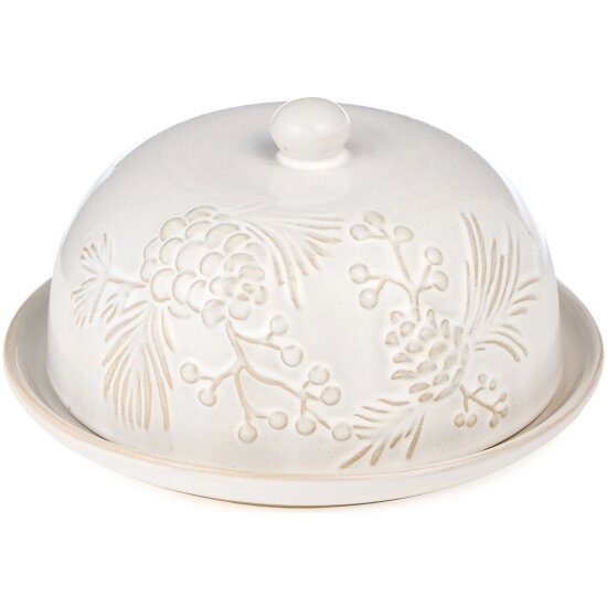 Блюдо Bronco сервировочное "pine cones" с крышкой, 19,6*19,6*10,5 см